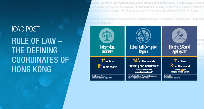 ICAC Post 廉政快訊 - Hong Kong Updates (September 2019)